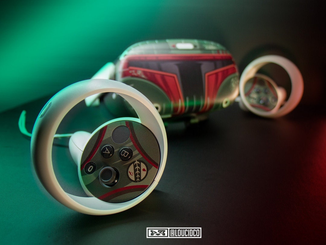Boba Fett - Oculus Quest 2 - Full Wrap Skin Decal Star Wars VR Headset ...