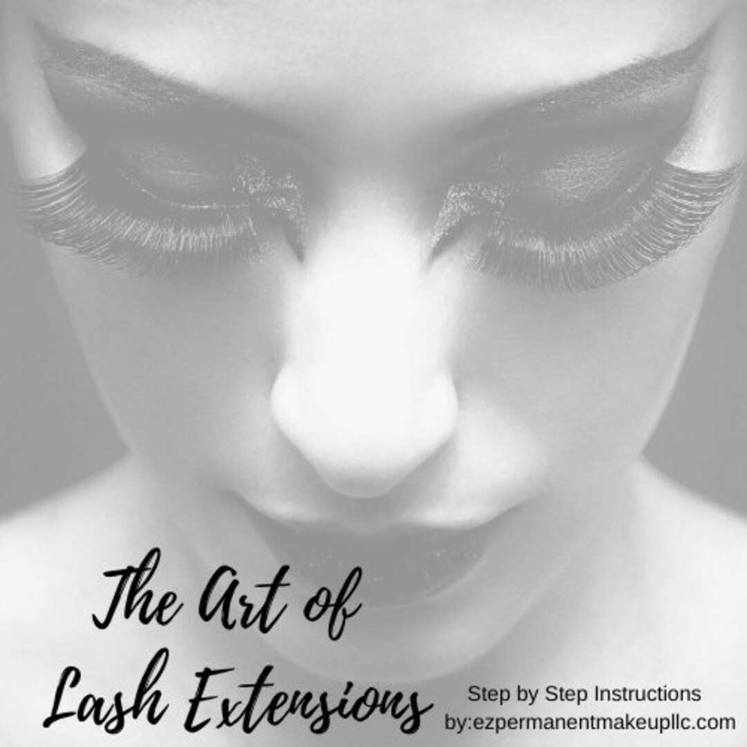 Eyelash Extension Training Booklet/ How to Apply Eyelash Extensions ...