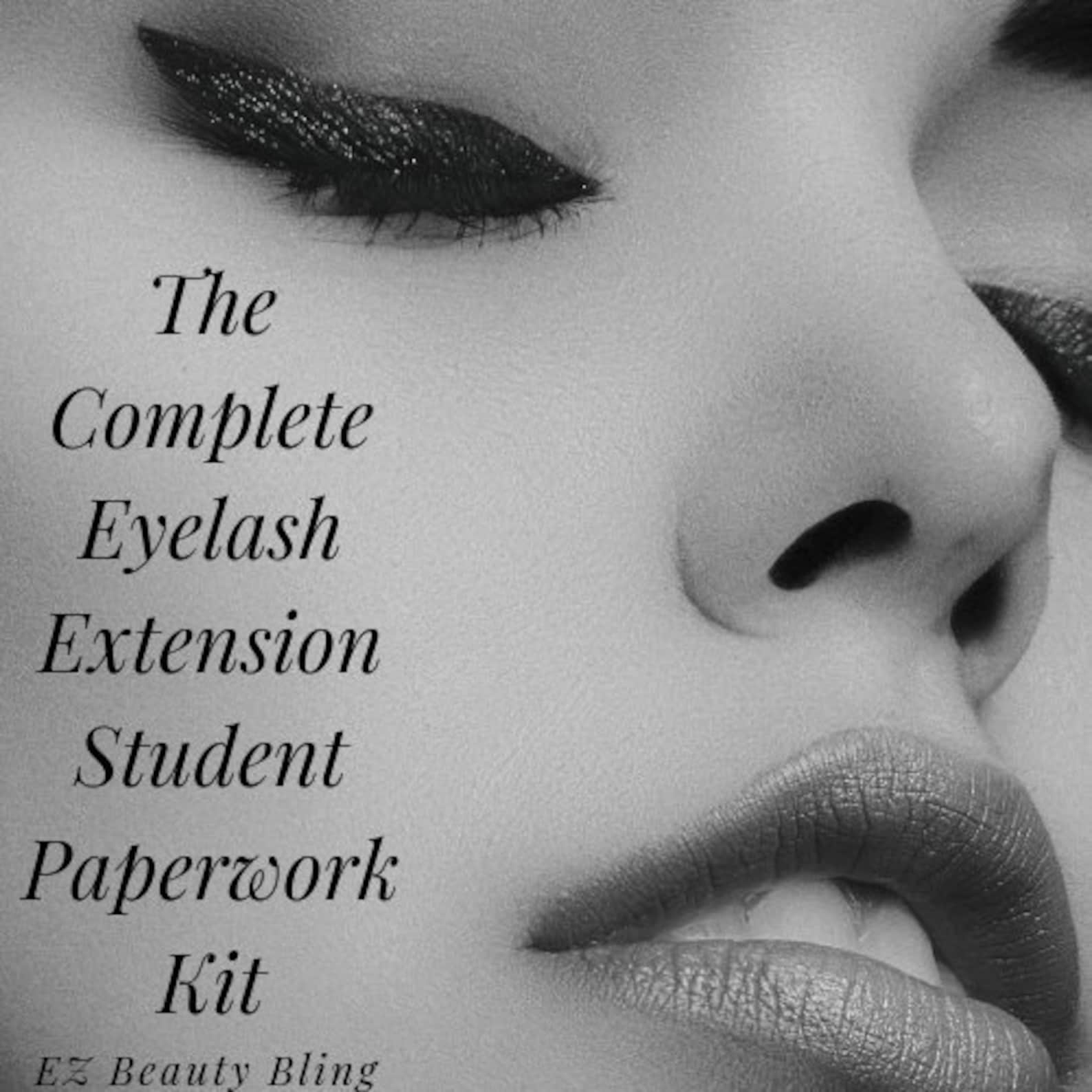Eyelash Extension Training Paperwork Kit, Digital Download, Paperwork ...
