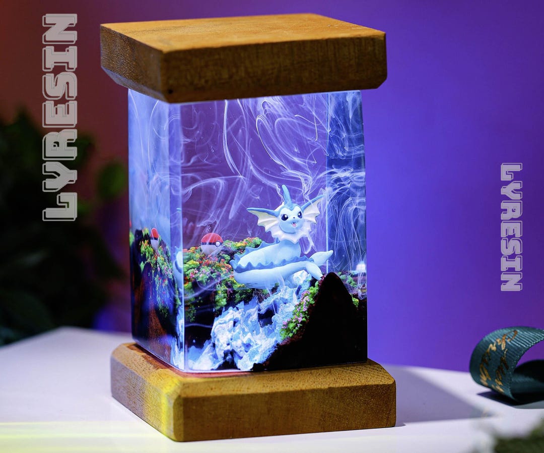 JOL,TEO,N Night Light Custom Pok,emo,n Resin Lamp Pok,emo,n Terrarium ...