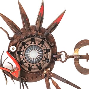 Metal Art Angler Fish Wall Sculpture - Etsy