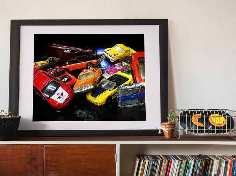 It's a Wreck Matchbox Toy Car Crash Color Photographic - Etsy
