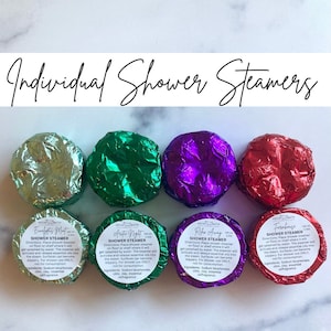 Individual Wrapped Shower Steamers, Stocking Stuffers, Single Shower ...