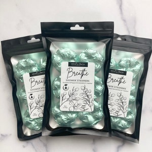 Eucalyptus Peppermint Shower Steamers 6-pack, Aromatherapy Menthol ...