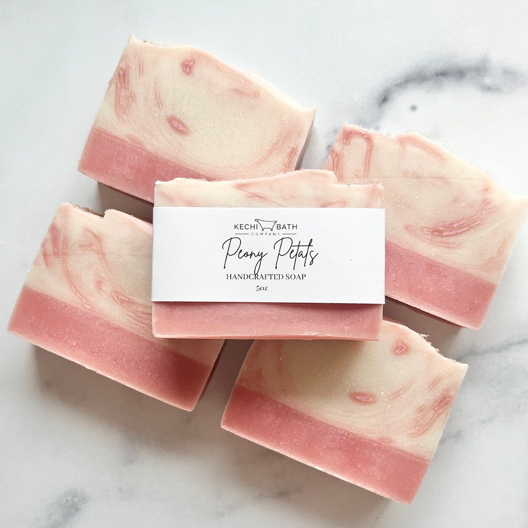 Peony Petals Artisan Soap | Soap for Her, Peony Gift, Floral Soap, Soap ...