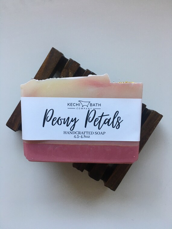 Peony Petals Artisan Soap Soap for Her Peony Gift Floral | Etsy