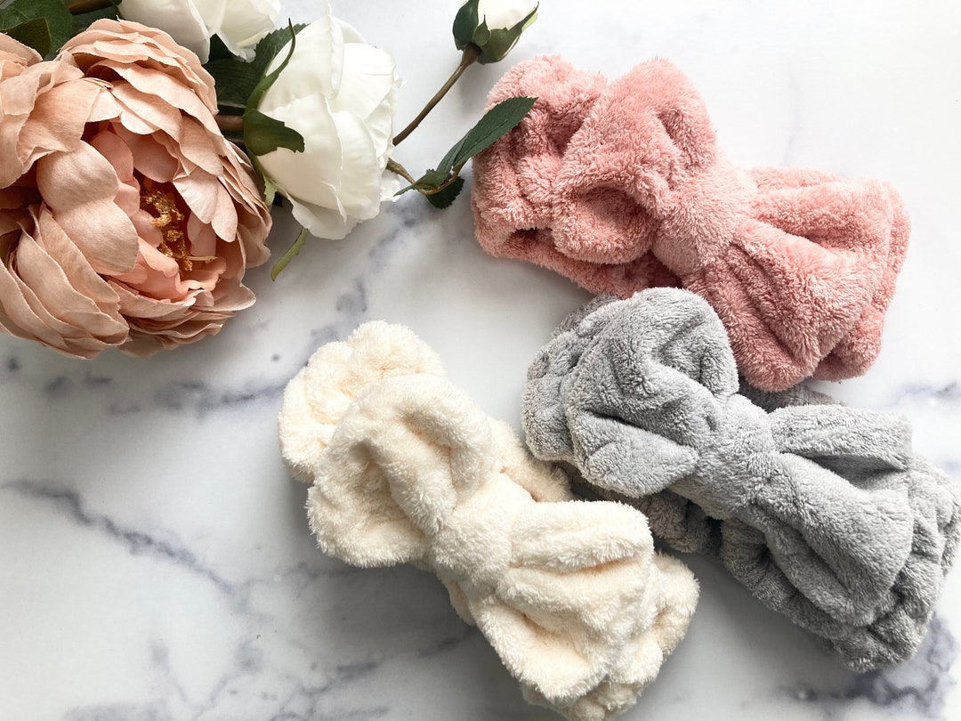 Spa Headband, Plush Microfiber Spa Headband, Stocking Stuffer, Spa ...