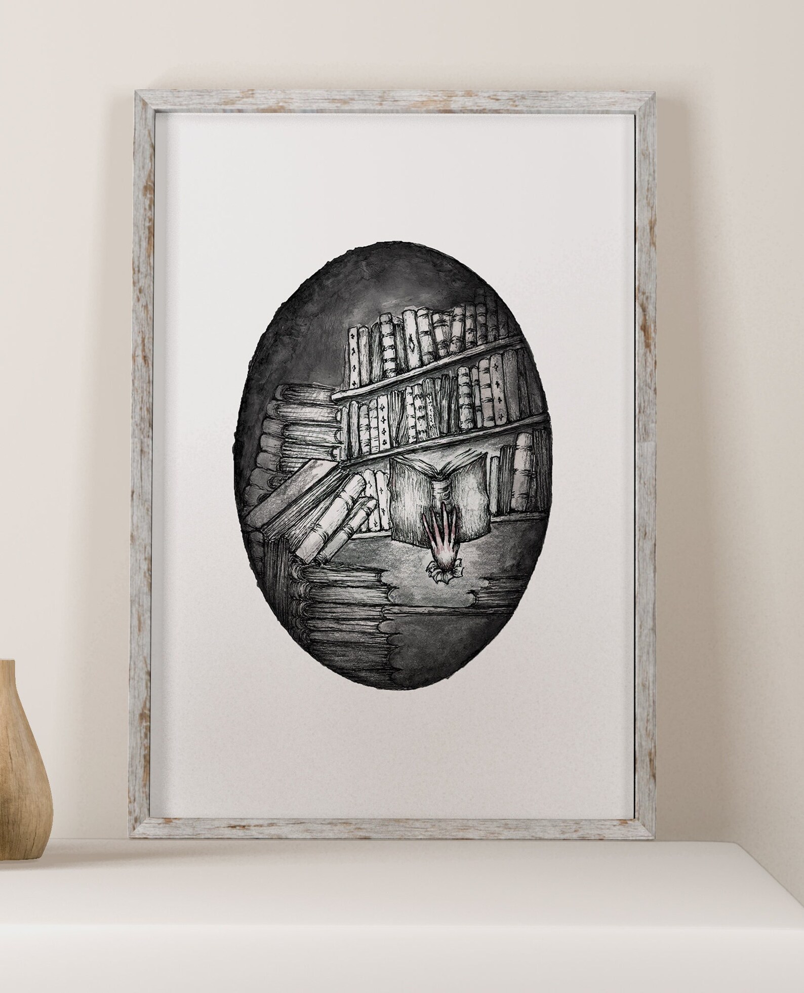 Haunted Library INSTANT DOWNLOAD Halloween Spooky Goth - Etsy