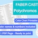 Neocolor II Color Chart | Digital PDF | Download and Print | Caran D ...