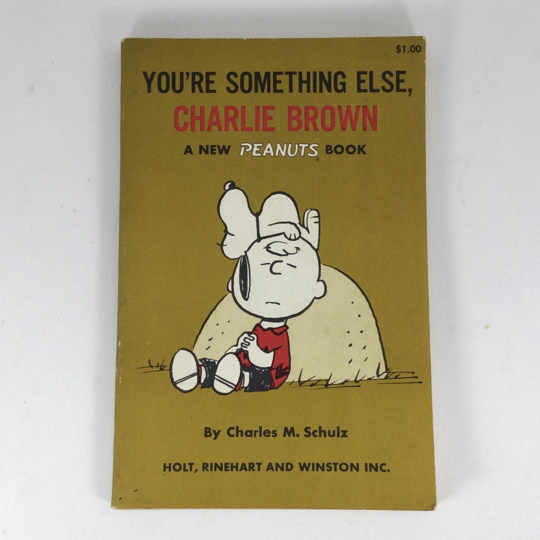 1968 You’re Something Else Charlie Brown 1st Edition Softover - Etsy