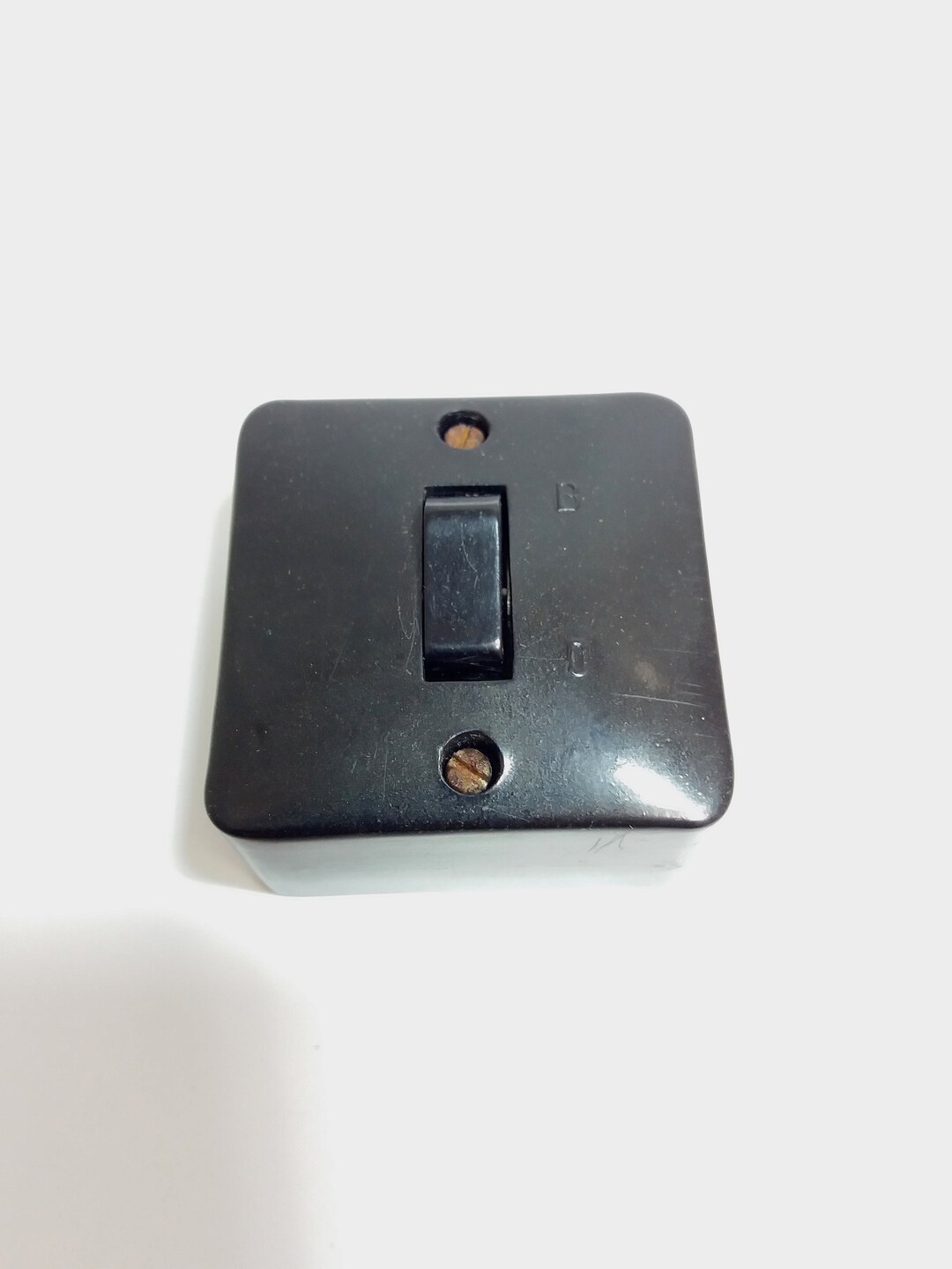 Bakelite Light Switchsoviet Era Light Switch Small Light - Etsy