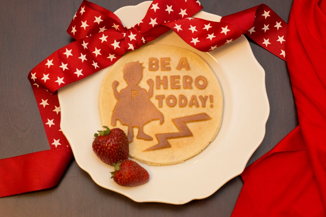 Superhero Be a Hero Today Silicone Pancake Mold - Etsy
