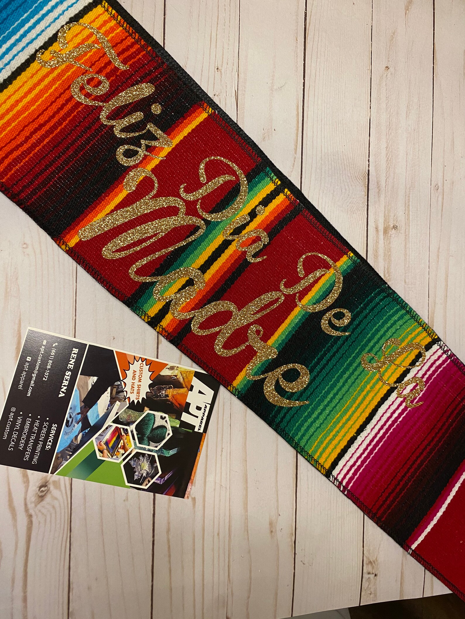 Graduation Sarape Sash vinyl - Etsy