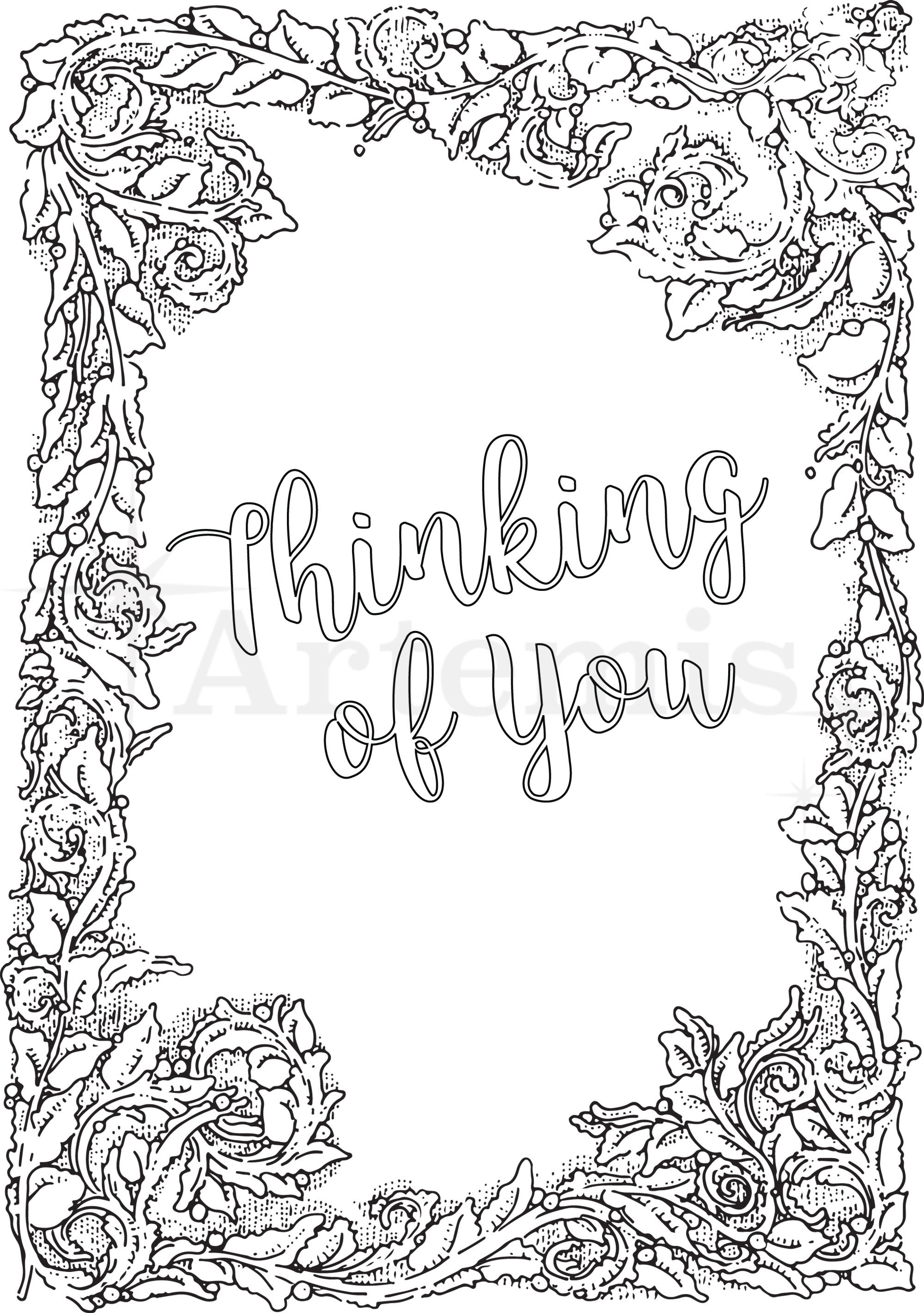Thinking Of You Cards Printable Fanny Printable Thinking Of You Cards Printable Fanny Printable