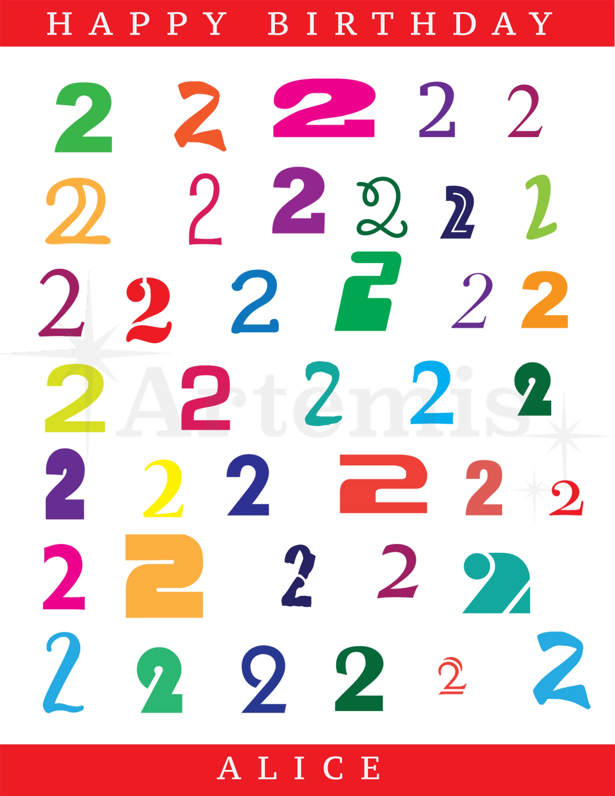 Printable Personalized Birthday Card Make Your Own Cards at - Etsy