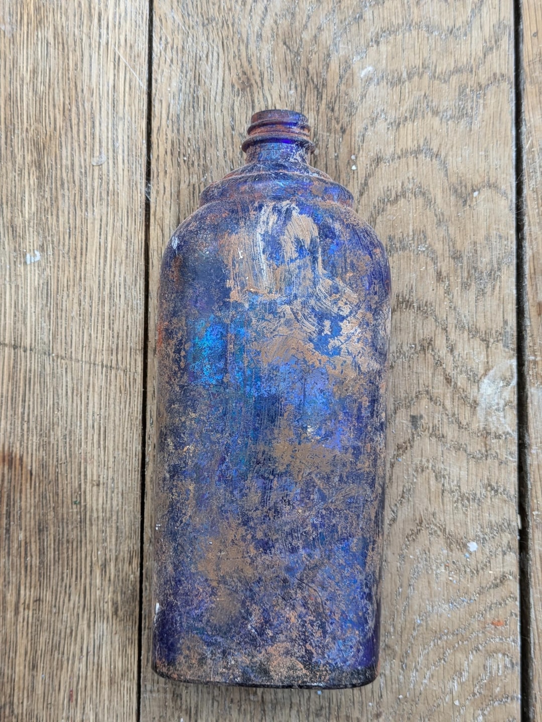 Large Vintage Blue Bottle Mudlark Found. - Etsy