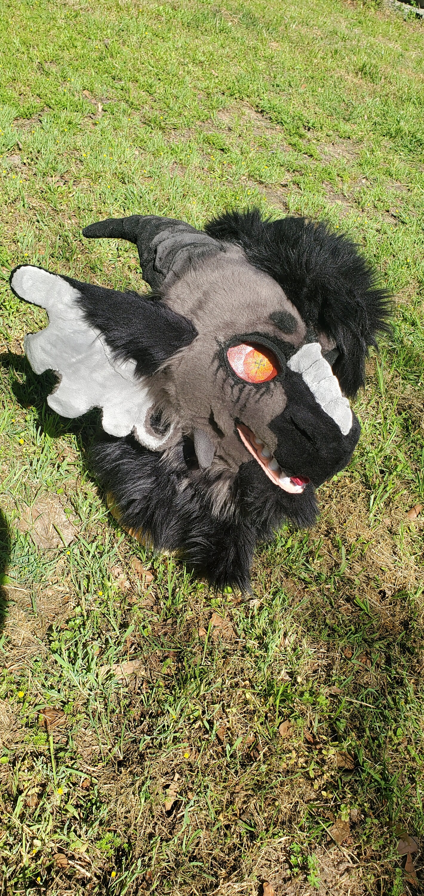 Goth Dragon Premade Fursuit Head - Etsy Australia