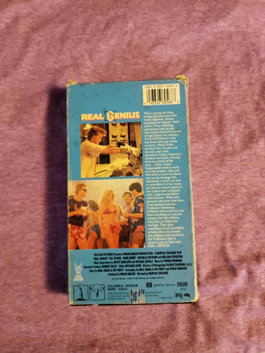 Real Genius Vhs - Etsy