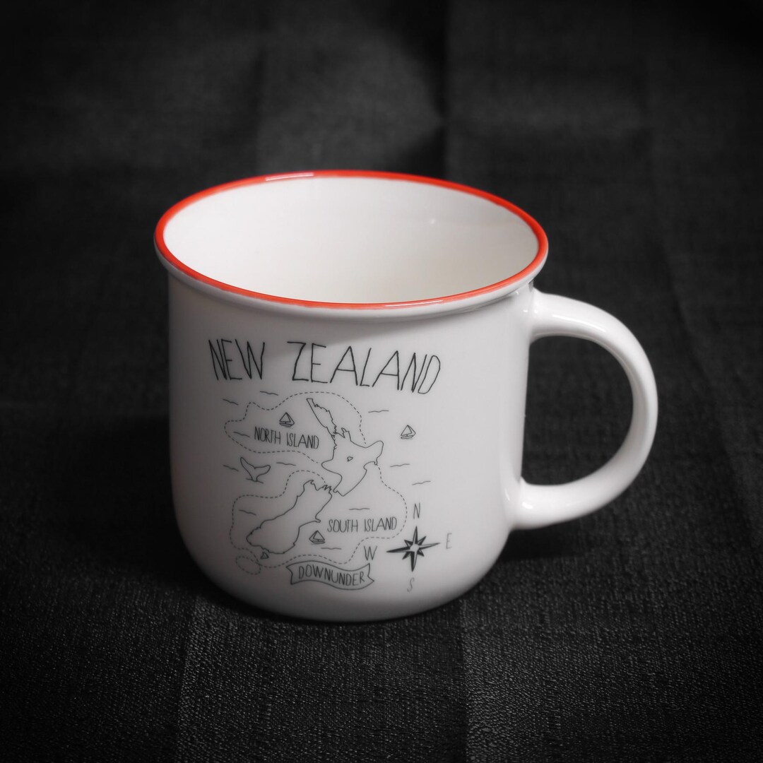 New Zealand Hallifax Map of New Zealand Coffee Mug - Etsy
