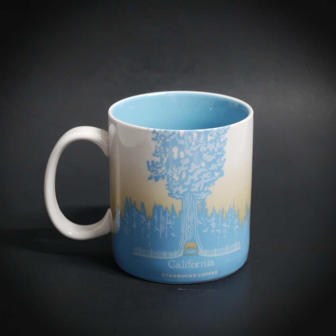Starbucks California Coffee Mug Collector Series 16oz Rare Ocean Blue ...