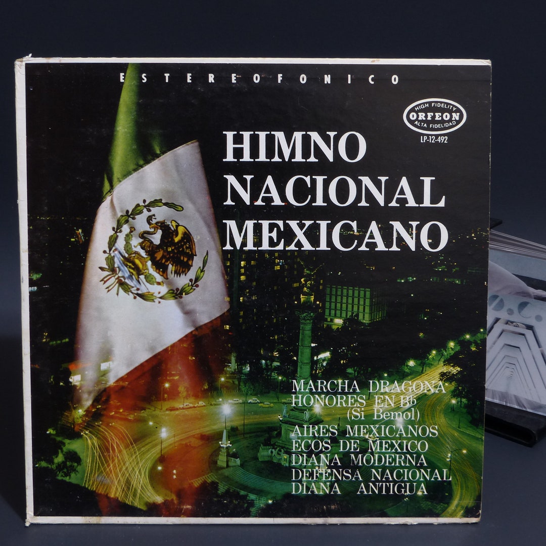 Himno Nacional Mexicano LP - Etsy Australia