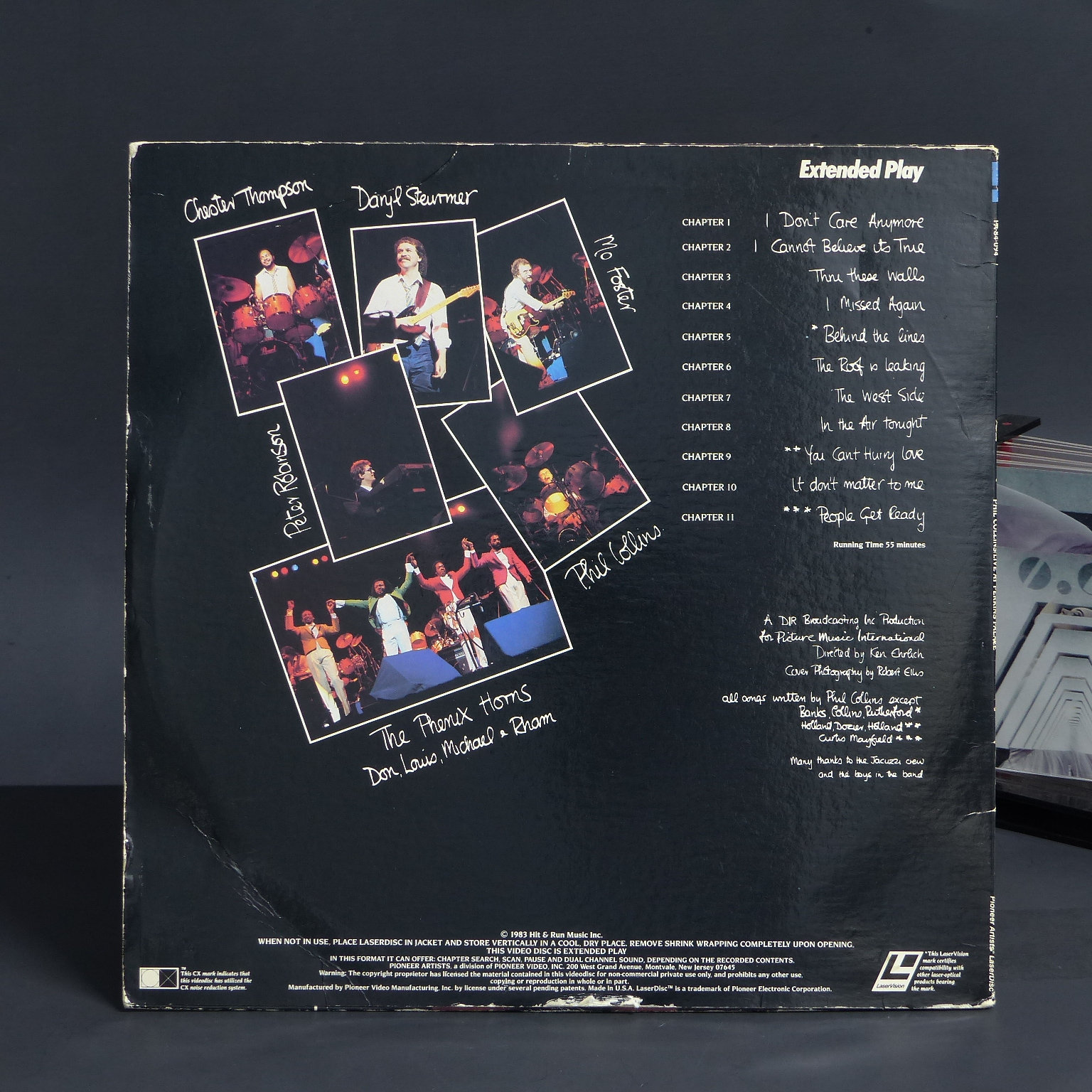 Phil Collins-live at Perkins Palace-laser Disc-1983 - Etsy