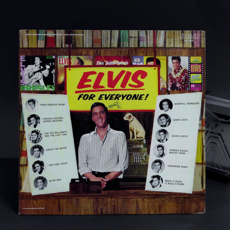 Elvis Presley Elvis for Everyone! LP - Etsy