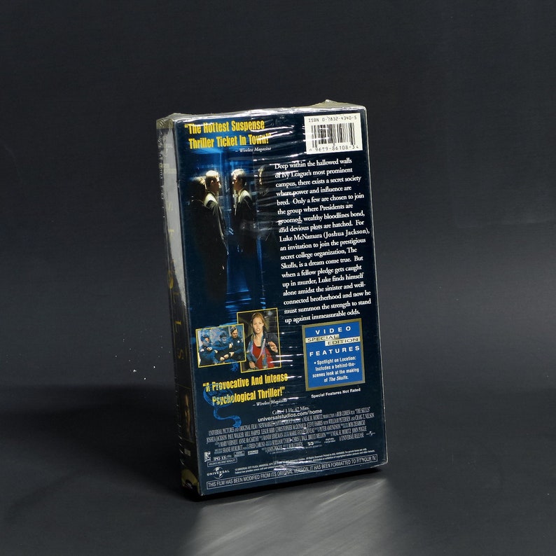 The Skulls Special Edition Sealed VHS Movie With Watermarks - Etsy