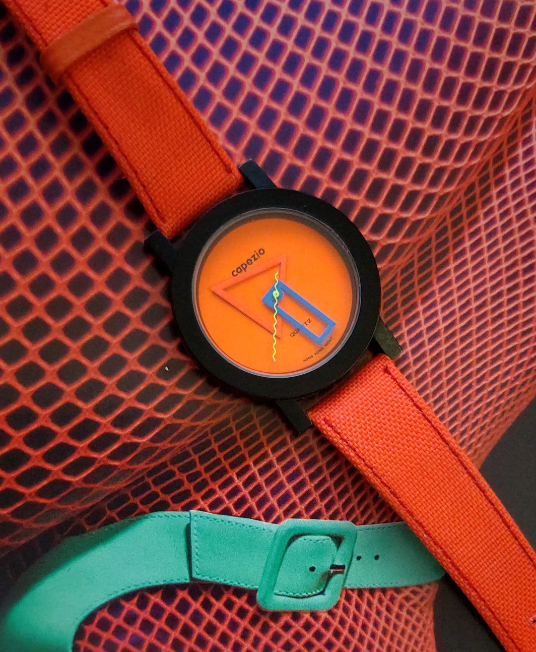 Vintage Capezio 80's Retro Clash Quartz Watch - Etsy