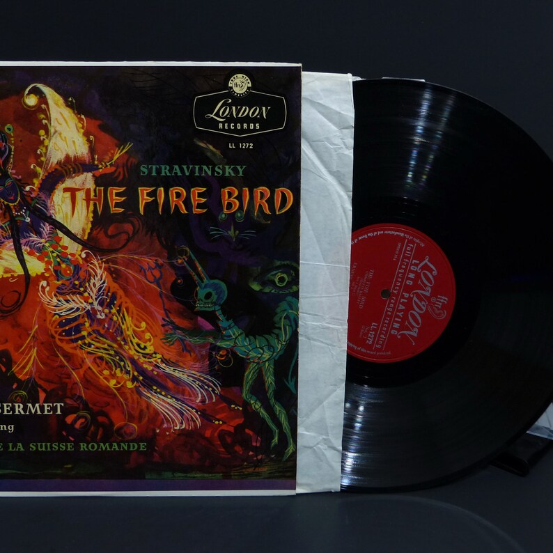 Stravinsky the Fire Bird Ansermet London Records LL 1272 LP - Etsy