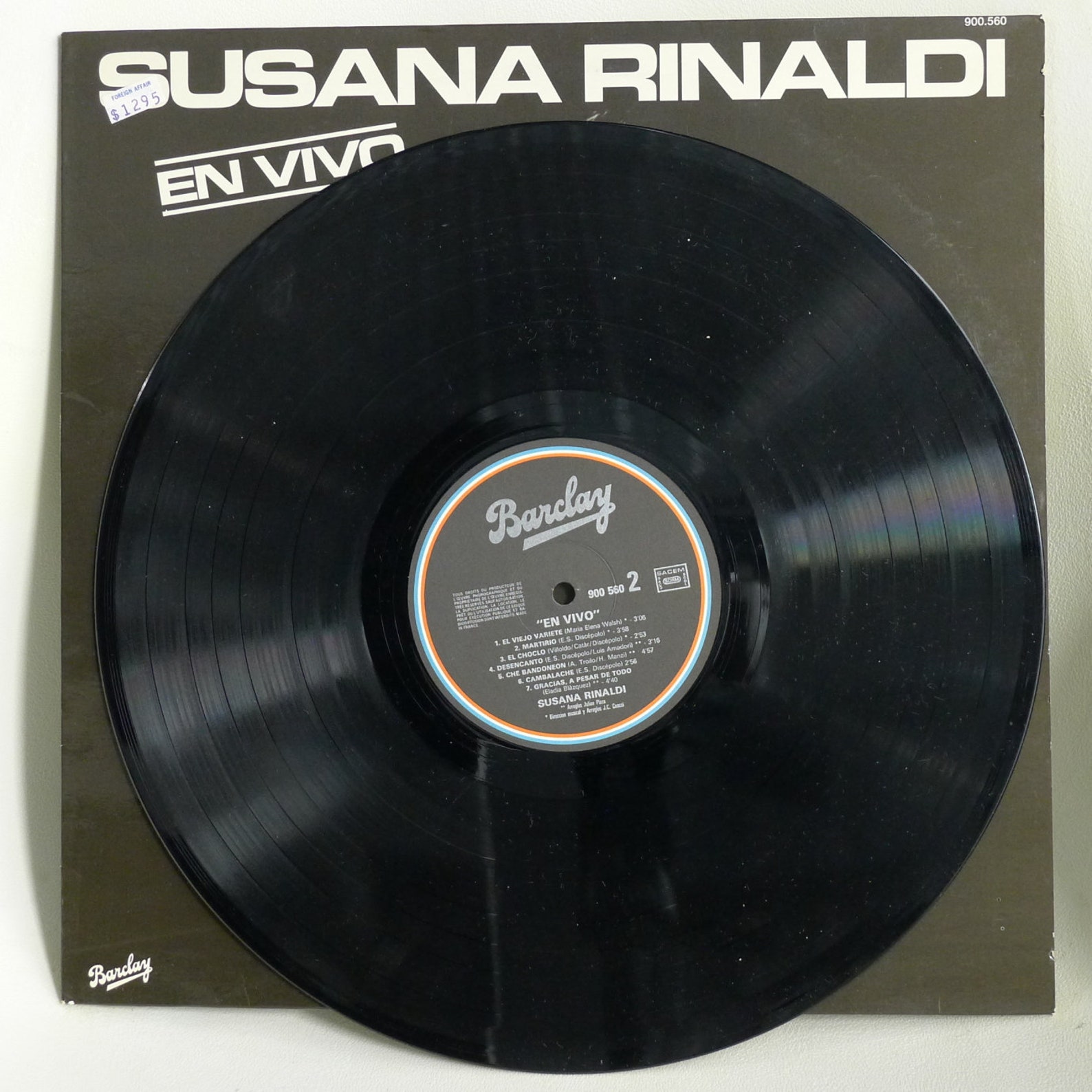 Rare Susan Rinaldi En Vivo LP. Latin 70's Music | Etsy