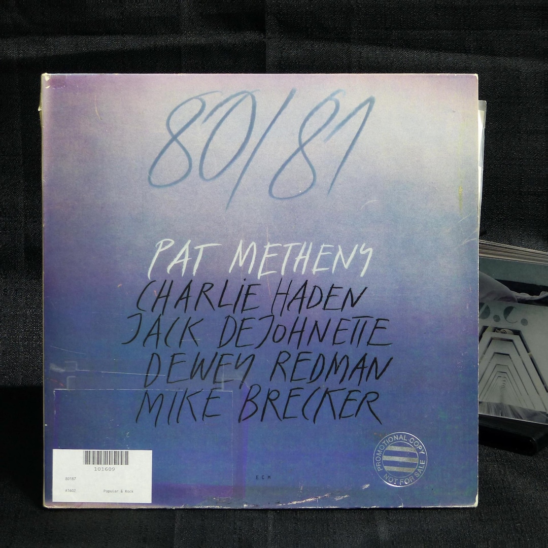 Pat Metheny 8081 Gatefold Double LP Promo ECM-2-1180 - Etsy