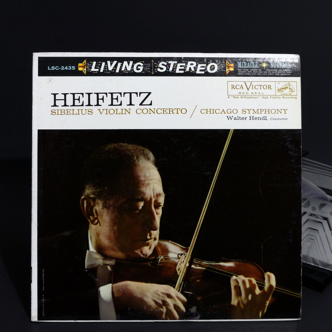 Heifetz Sibelius Violin Concerto Living Stereo LSC-2435 Magnavox Promo ...