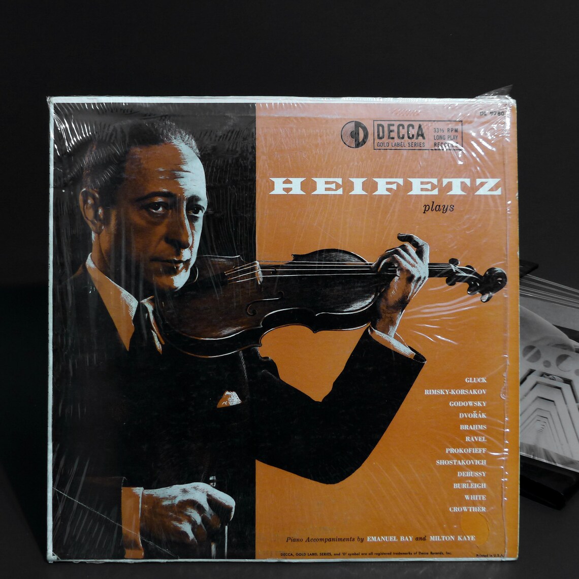 Heifetz Heifetz Plays DL 9780 LP - Etsy