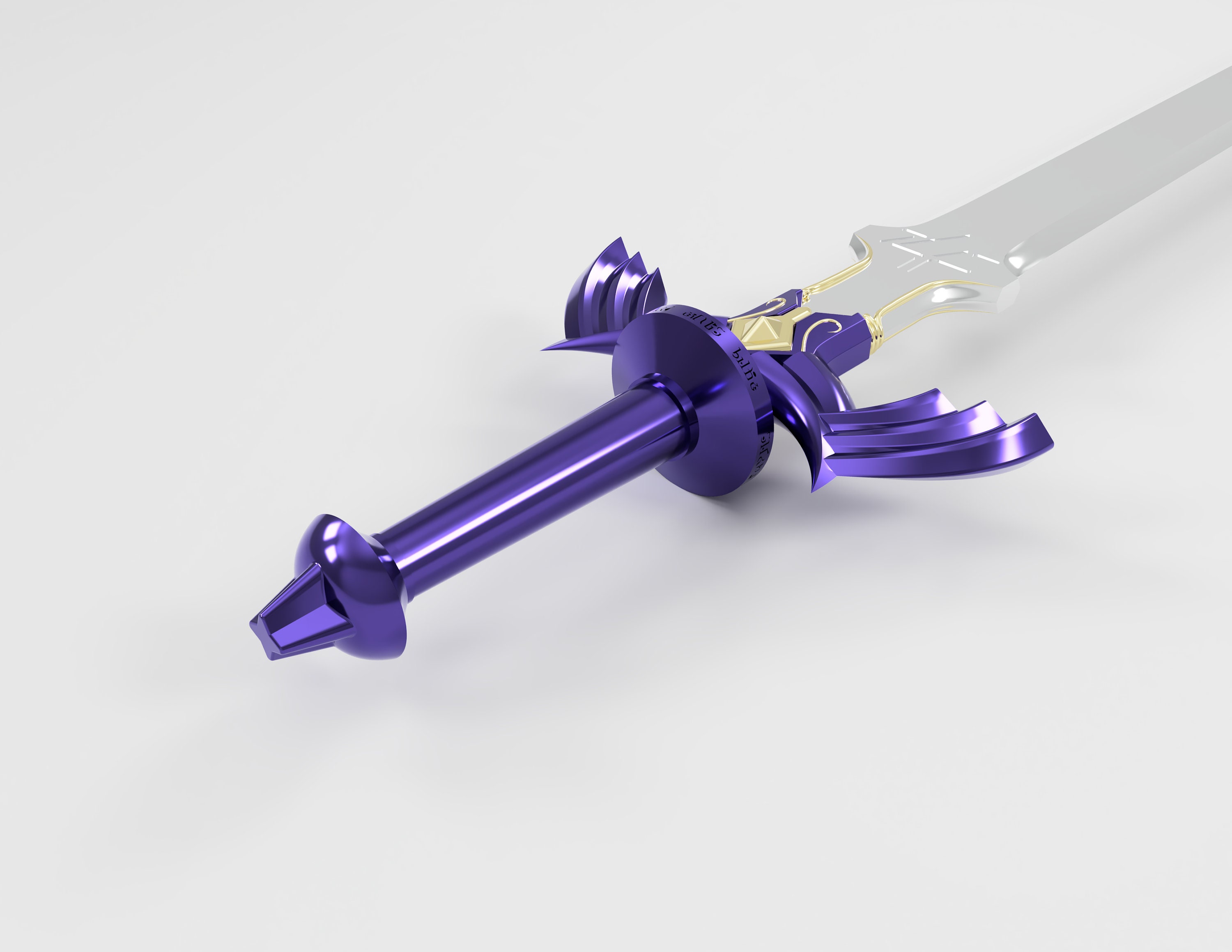 The Legend of Zelda Master Sword Digital 3D Model From - Etsy