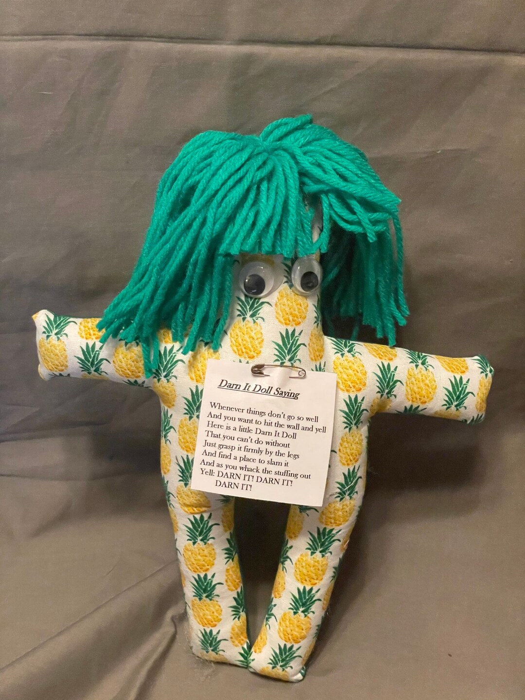 Darn It Doll Banana Sally Ann - Etsy