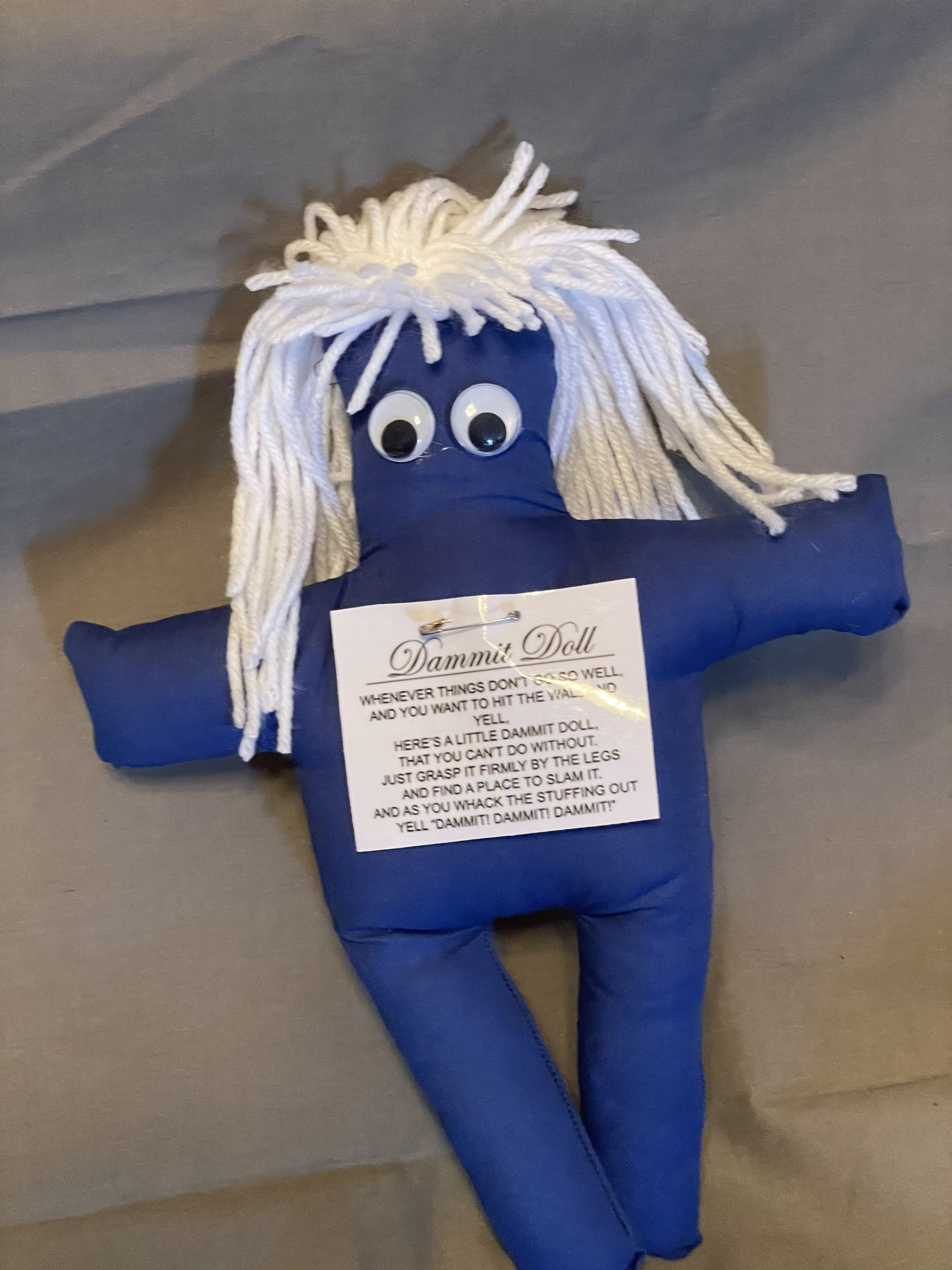 Dammit Doll Blue Blue - Etsy