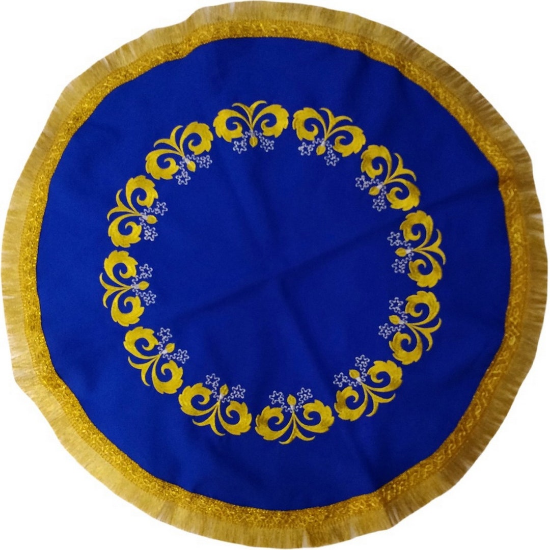 Table Cover Relics Velvet With Embroidery Gold Thread Church Orthodox ...