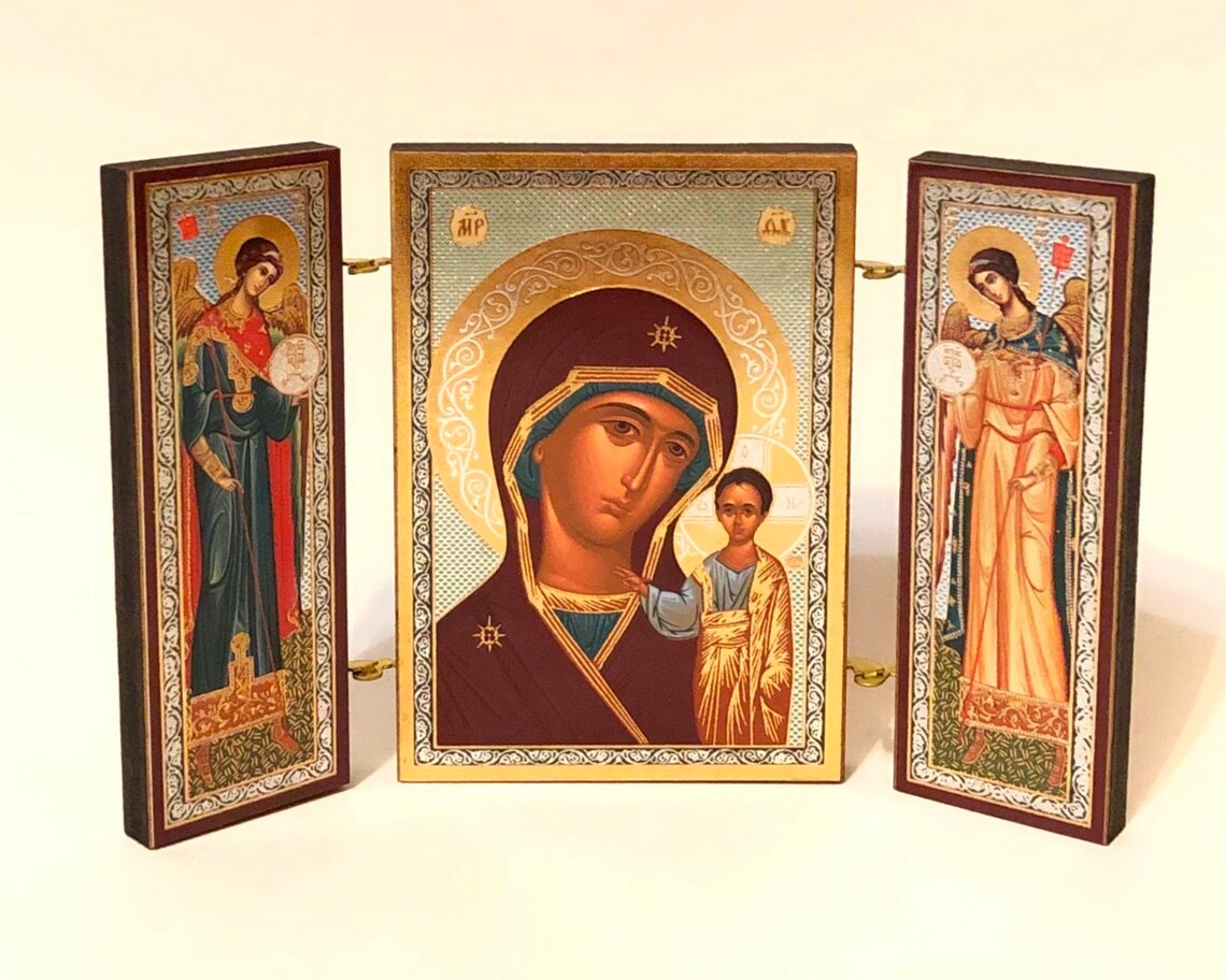 Orthodox Icon Orthodox Icon Fold Triple Icon Christian Icon - Etsy