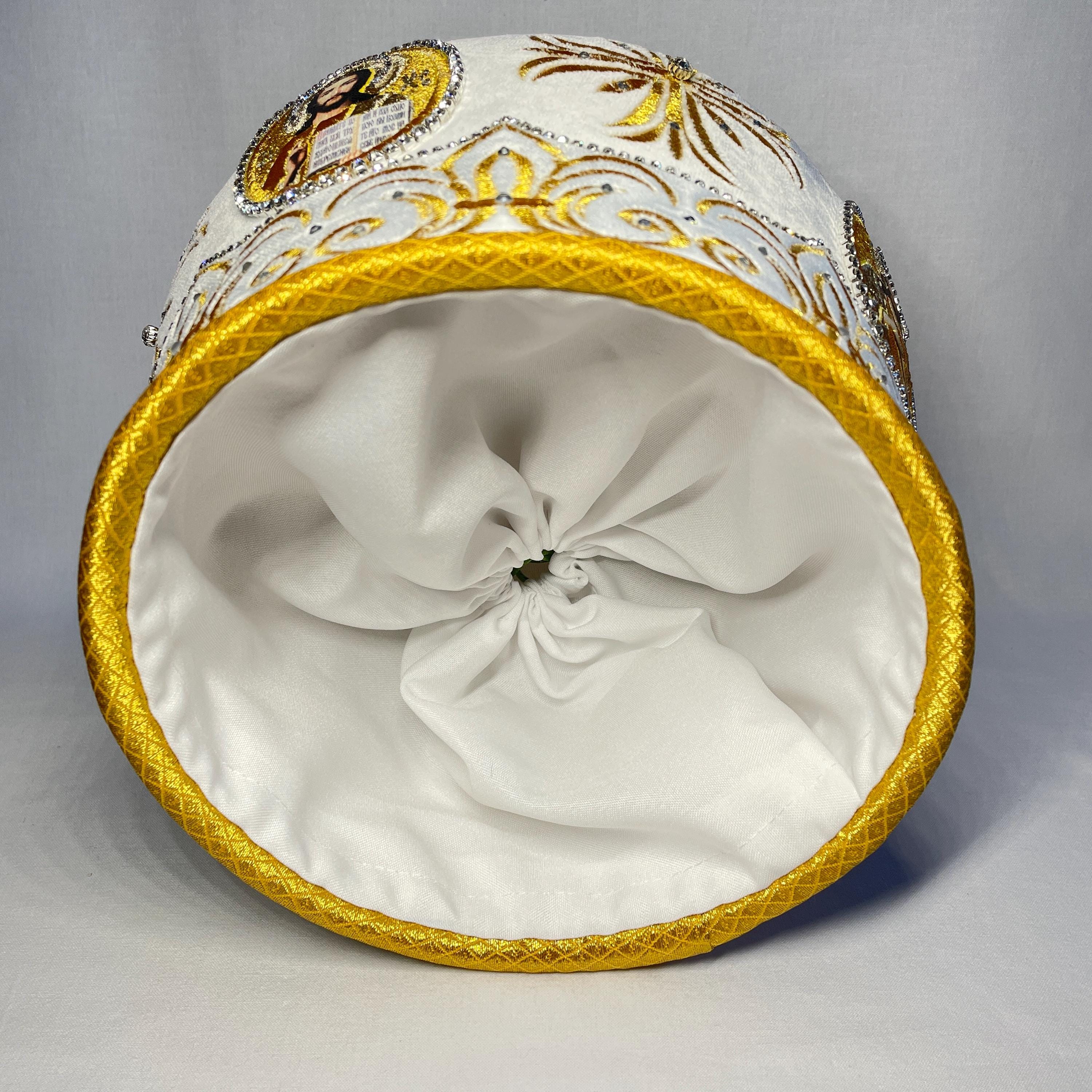 Priest Bethlehem White-gold Miter | High-quality Velvet Miter ...