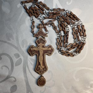 Priest Award Cross | Pectoral Wood Oak and Pear Cross | Crucifixion ...
