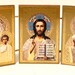 Folding Wooden Icon Double Icon Jesus Christ Mother of God Orthodox ...