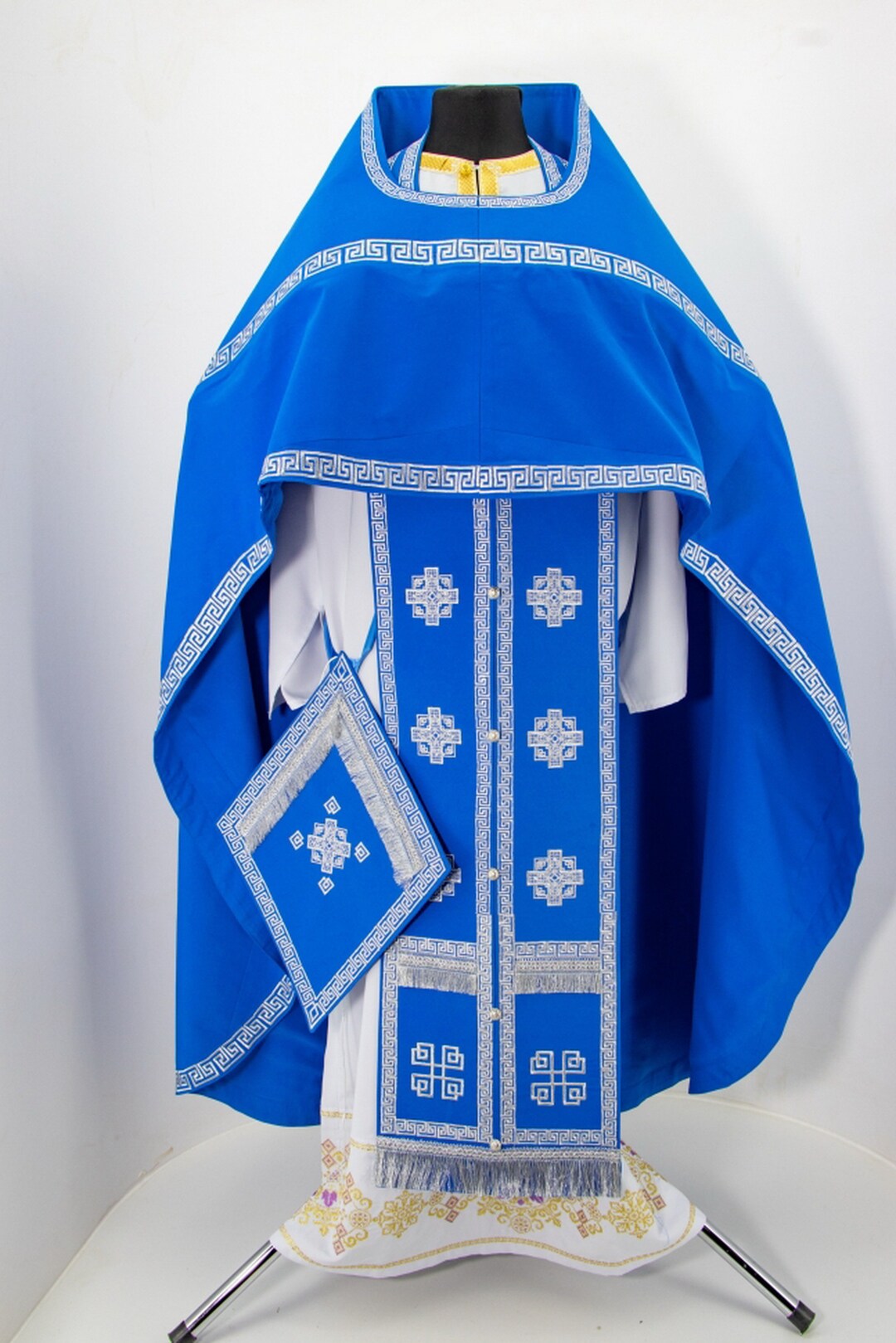 Priest's Vestment Made of Gabardine "cross" With Sewn Galloon ...