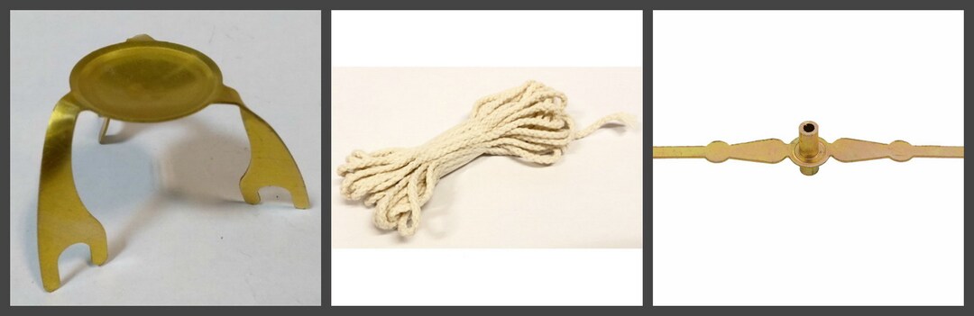 Set for the Lamp | Wick | Spider | Float | Set of 3 Units | Accessories ...