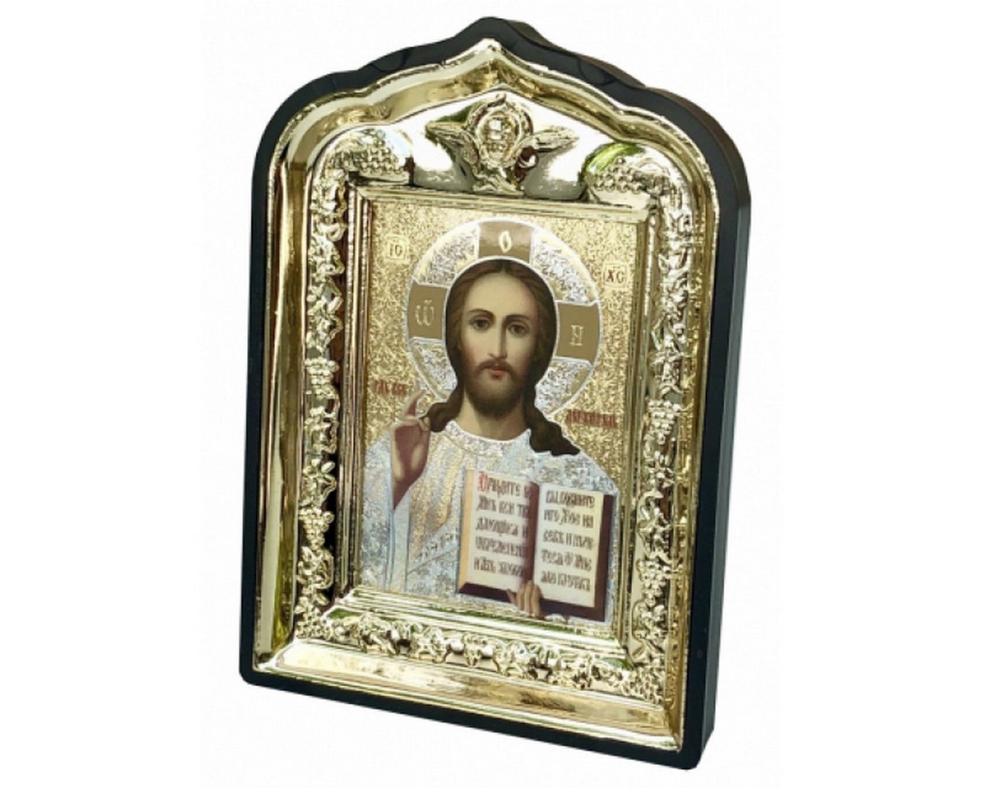 Icon in a Frame | Orthodox Icon Mother of God, Jesus Christ, Nicholas ...