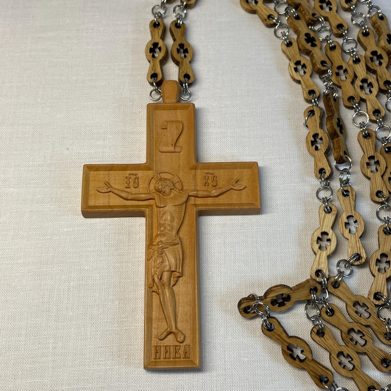 Priest's Cross | Pectoral Cross | Crucifixion | Straight Cross | Carved ...