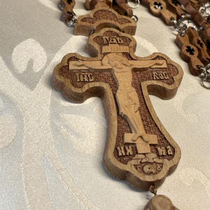 Priest Award Cross | Pectoral Wood Oak and Pear Cross | Crucifixion ...