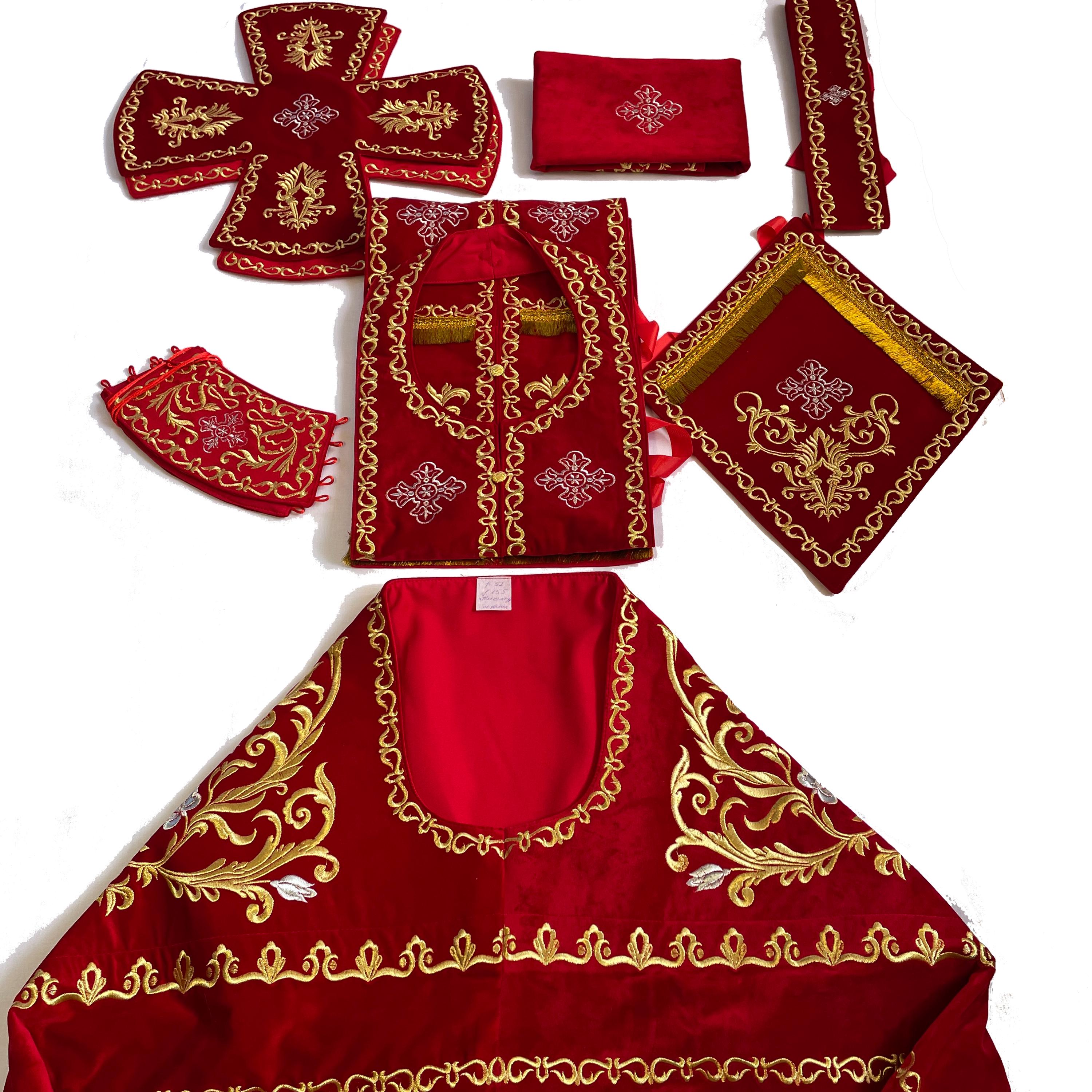 Priest Vestment Completely Embroidered Italian Velvet | Circle ...