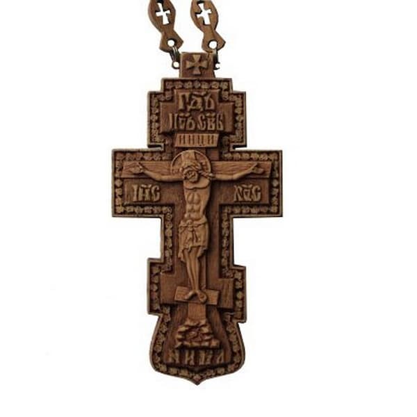 Wooden Orthodox Cross - Etsy