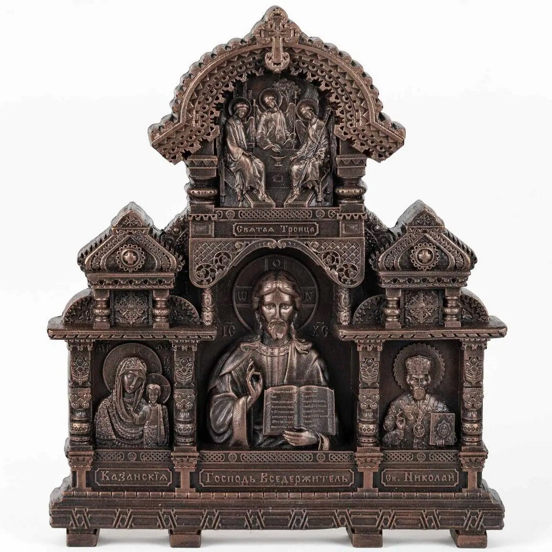 Home Iconostasis From the Material Liquid Stone | the Holy Trinity ...